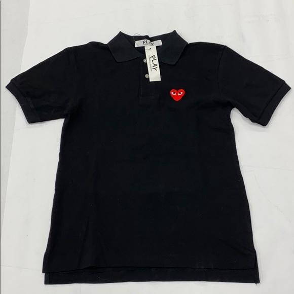 Comme des Garcons | Shirts | Comm Des Garon Logo Embroidered Short ...